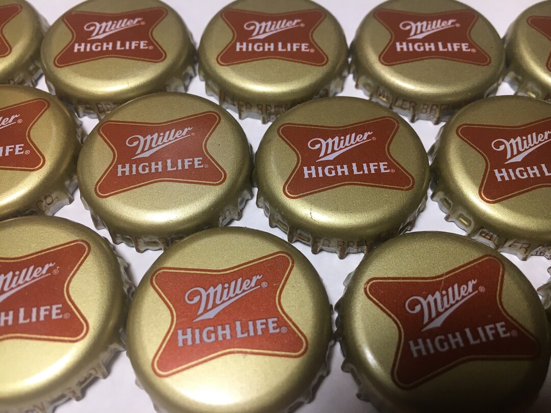Miller High Life 50 (bronze) Beer Bottle Caps - NO DENTS - Etsy
