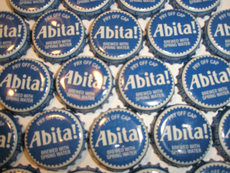 ABITA Beer Bottle Caps 50 - Slight Denting - Etsy