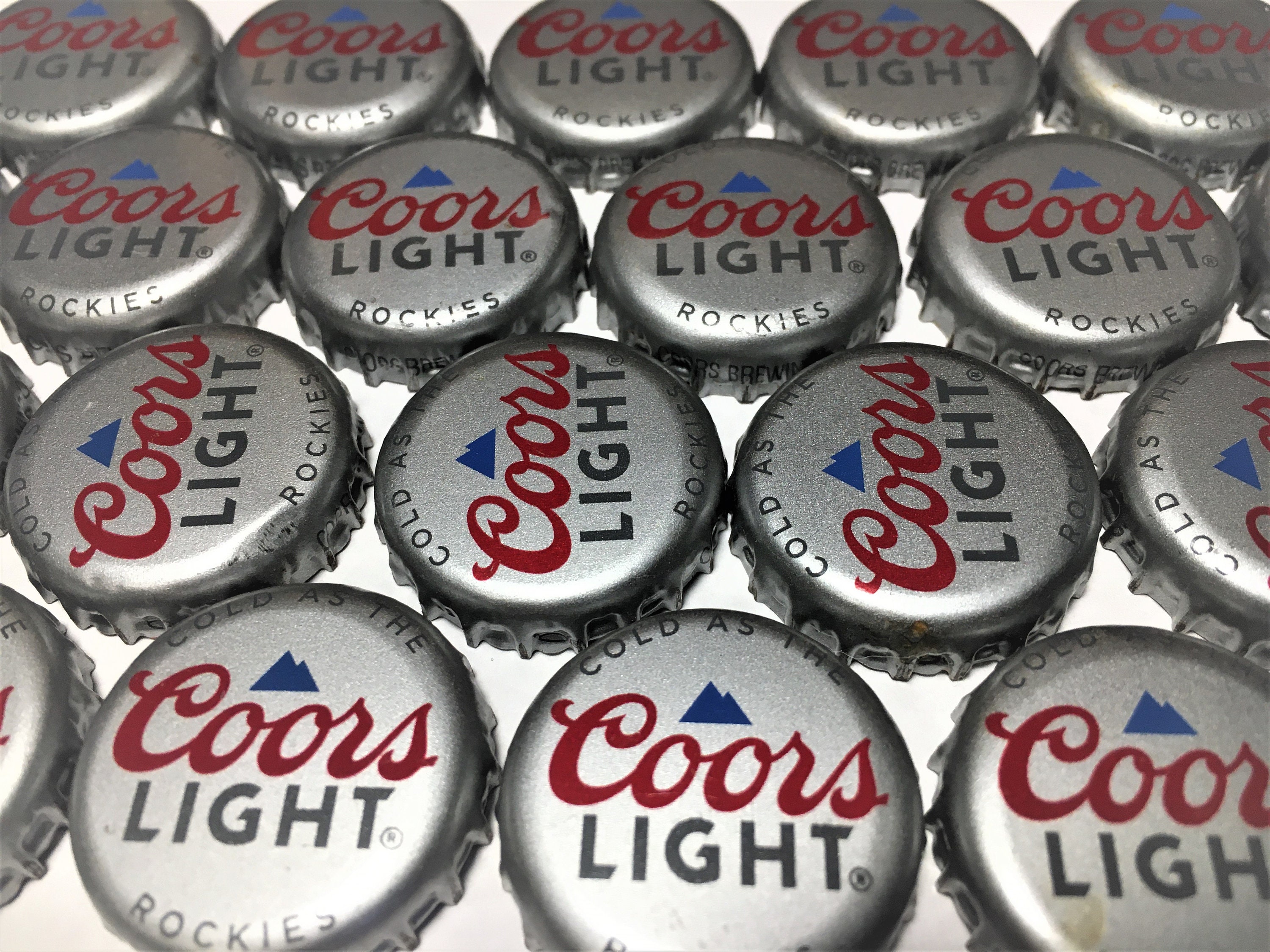 COORS Light 50 Beer Bottle Caps NO DENTS - Etsy