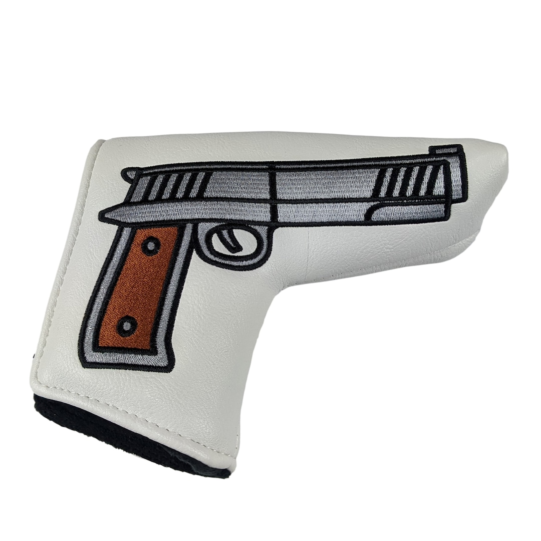 Pistol Design Golf Putter Headcover: Blade Style, Magnetic Closure - Etsy