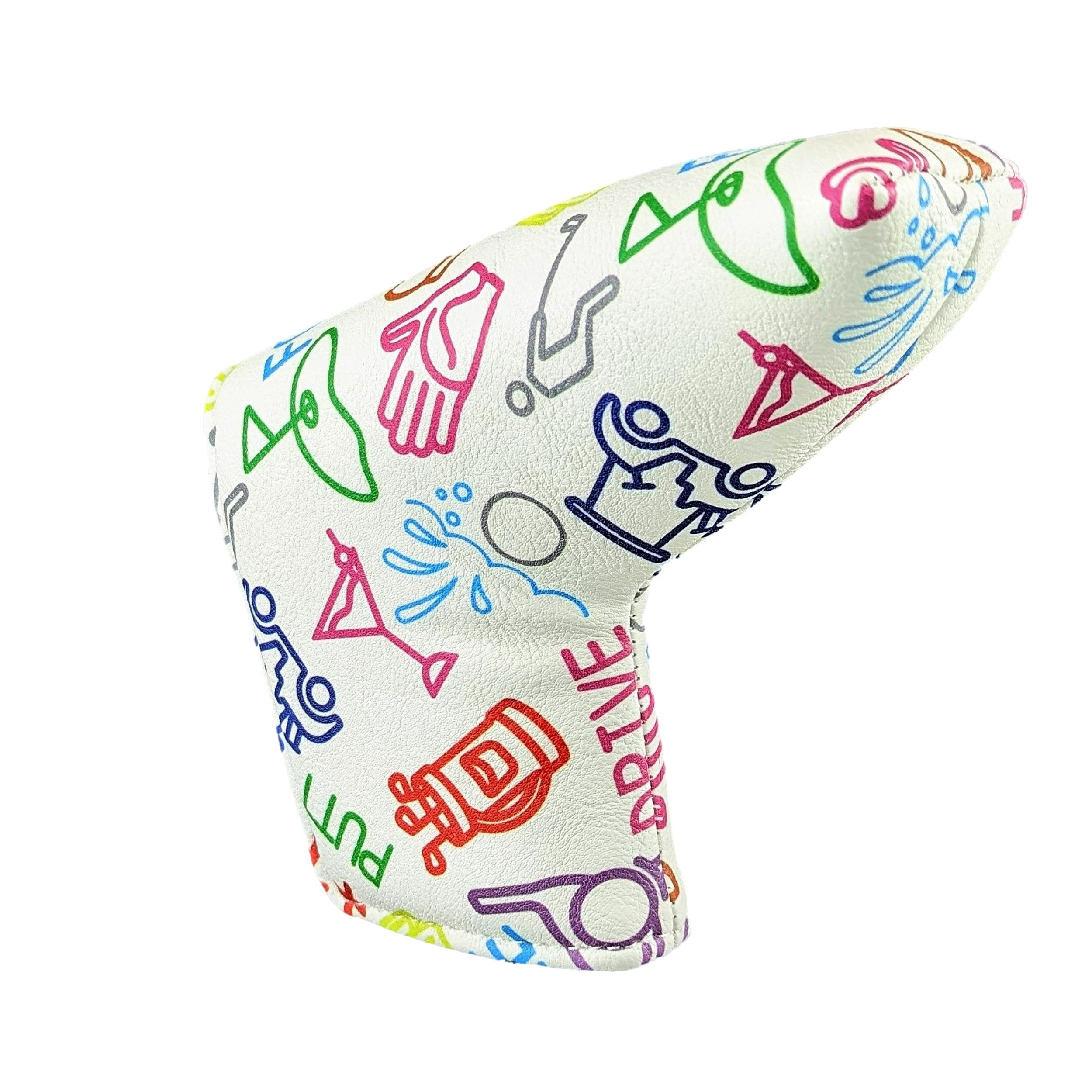 GOLF ICONS Putter Headcover Made With PU Leather and - Etsy