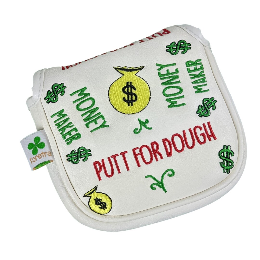 Putt for Dough Money Maker Putter Headcover – White Made With PU ...