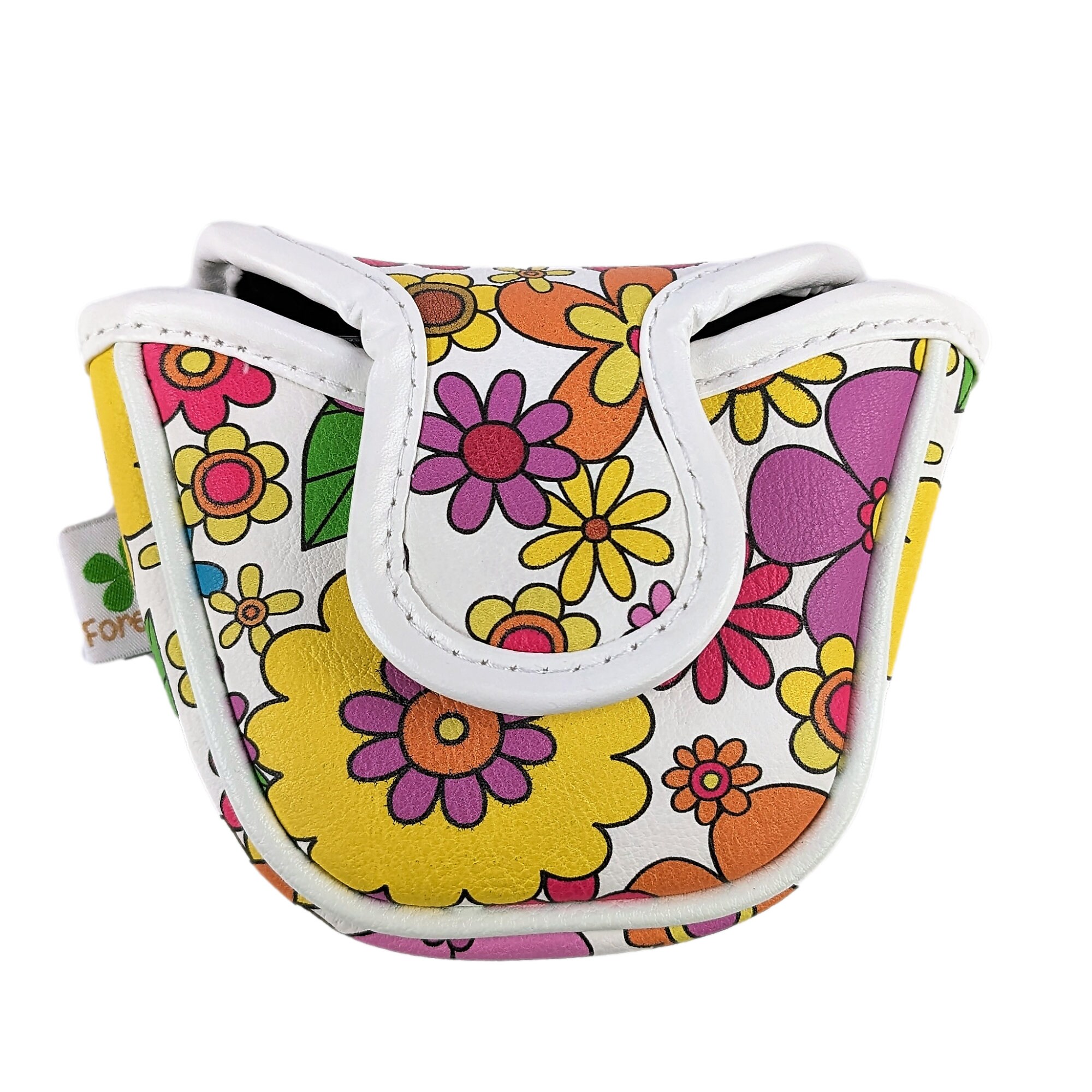 FLOWERS PATTERN Putter Headcover Made With PU Leather and - Etsy
