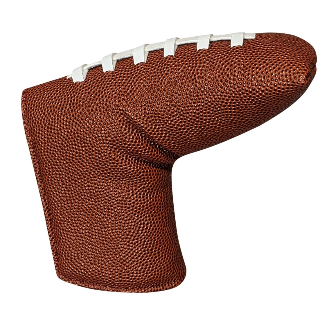 Football Pigskin Golf Putter Headcover Quality PU Leather Magnetic ...