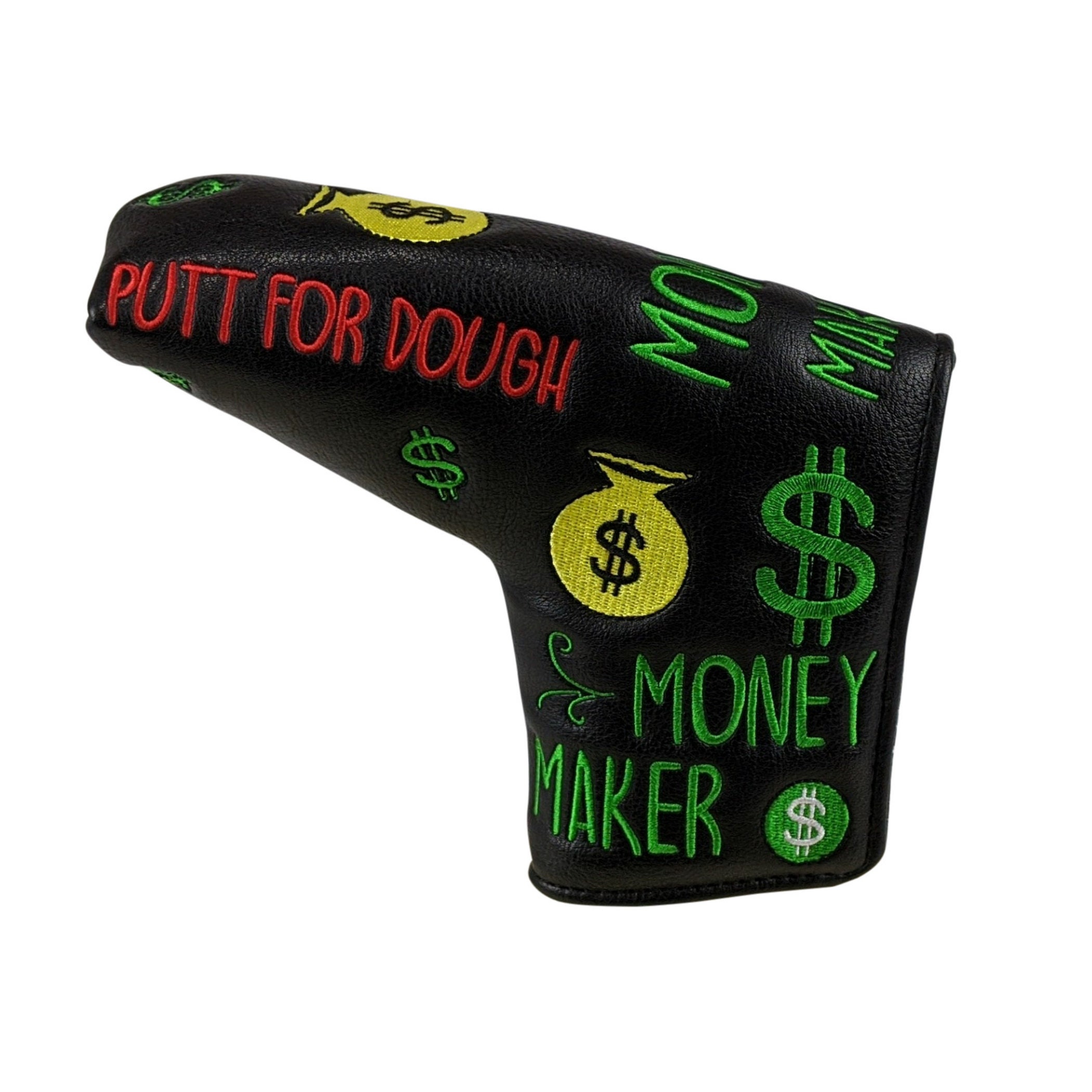 Putt for Dough Money Maker Putter Head Cover Black Made With - Etsy