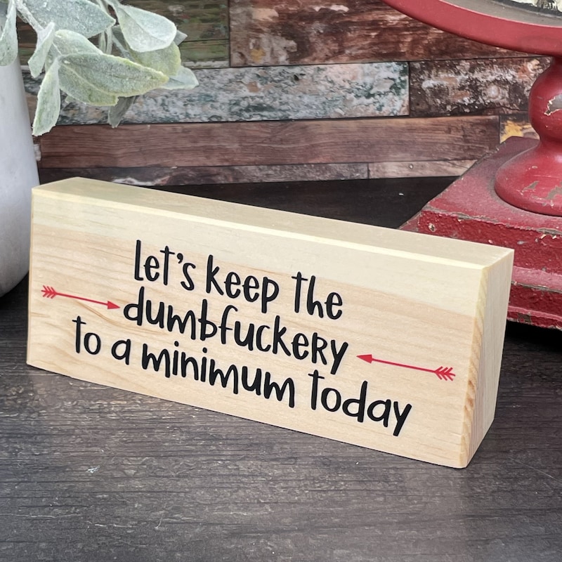 Funny Wood Sign - Etsy