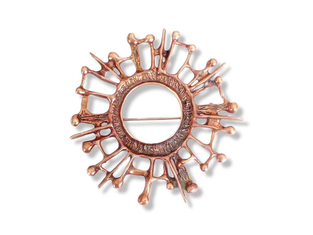 Vintage Unn Tangerud for David-andersen Bronze Brooch – Scandinavian ...