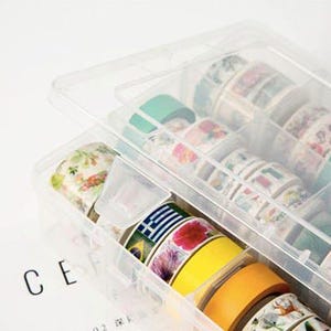 Washi Tape Storage Box | Masking Tapes Divider | Washi MT Compartments ...