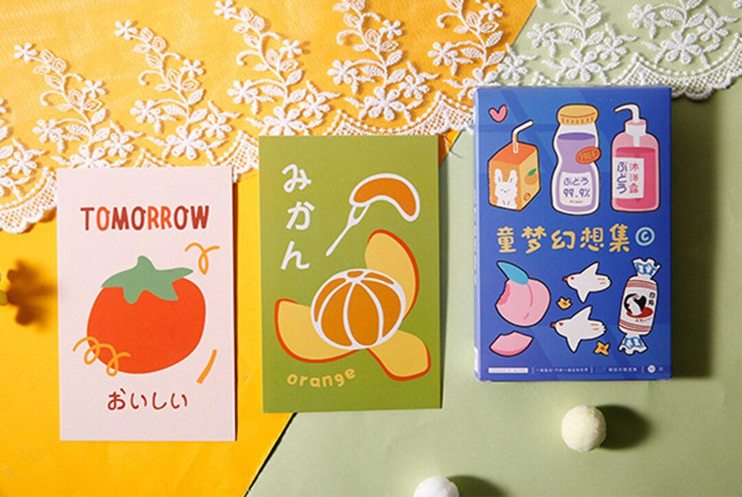 Japan Convenience Grocery Cards Collection (30pc) | Sweet Cards Set ...