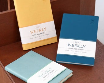 2025 Gilded Ivory Weekly Planner - Etsy