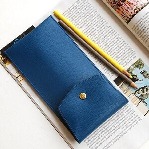 Extra Pocket Pencil Case - 6 Colors | Leather Pencil Case With Snap ...