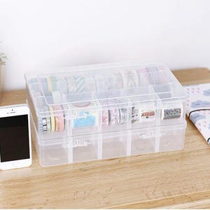 Washi Tape Storage Box | Masking Tapes Divider | Washi MT Compartments ...