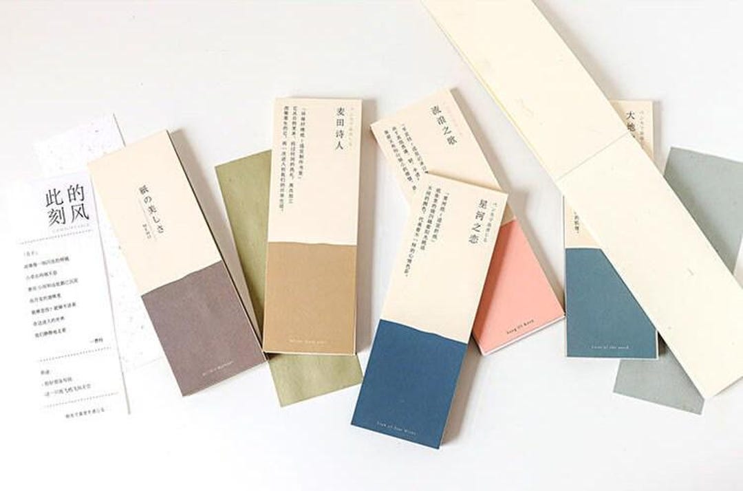 Earth Tone Notepad: Special Paper Checklist Memo (4 Color) - Etsy