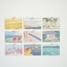Hand Painted Landscape Postcard Set: Gallery Art (30pc) - Etsy