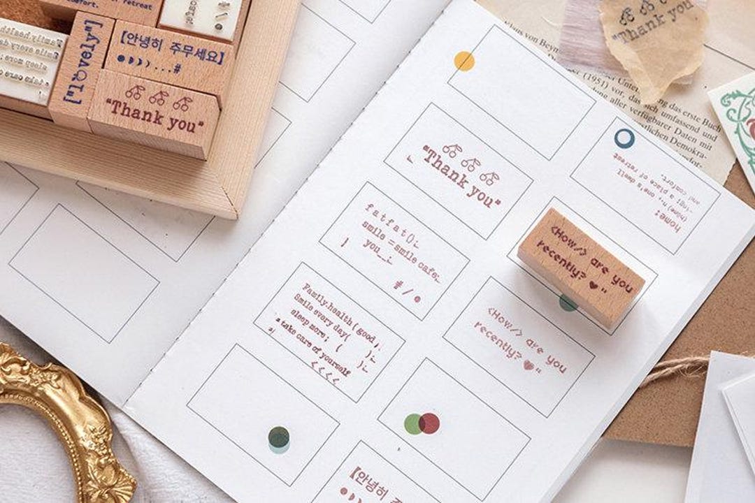 Regards Rubber Stamp | Well Wishes, Emoji Icon - Etsy