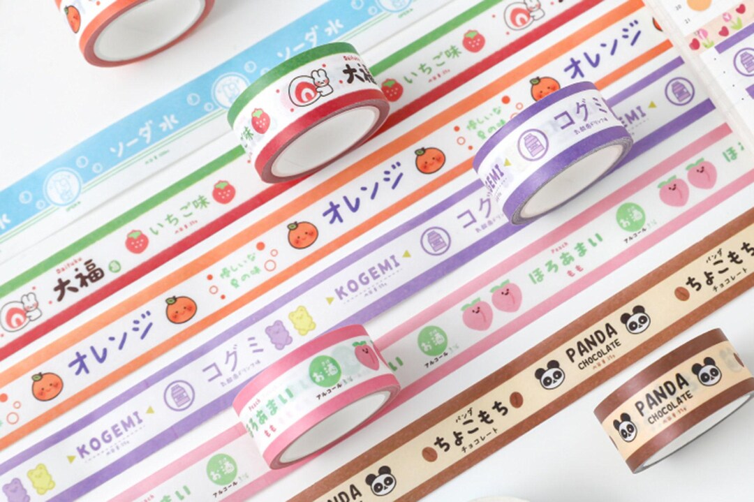 Japan Cartoon Sweet Washi Tape Collection | Cute Dessert Washi Masking ...