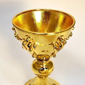 Handmade 24k Gold Plated Chalice - Etsy