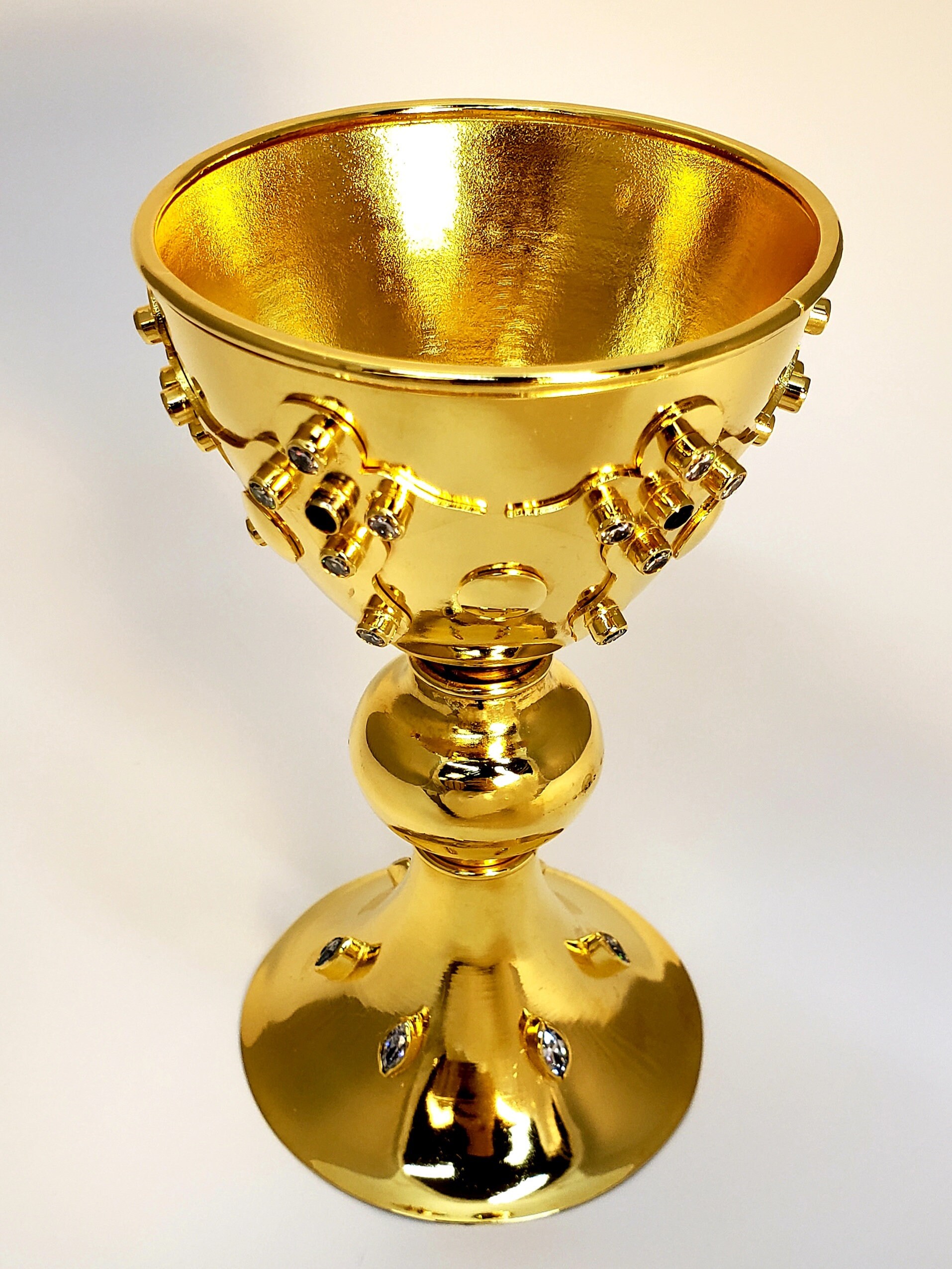Handmade 24k Gold Plated Chalice - Etsy