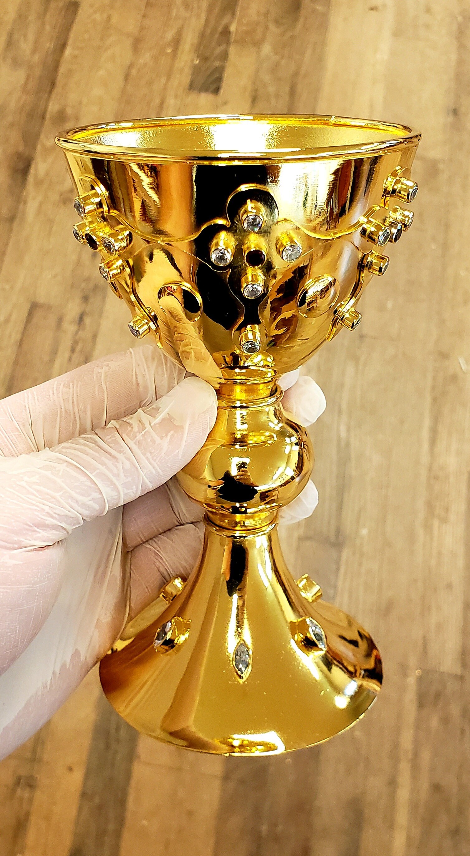 Handmade 24k Gold Plated Chalice - Etsy