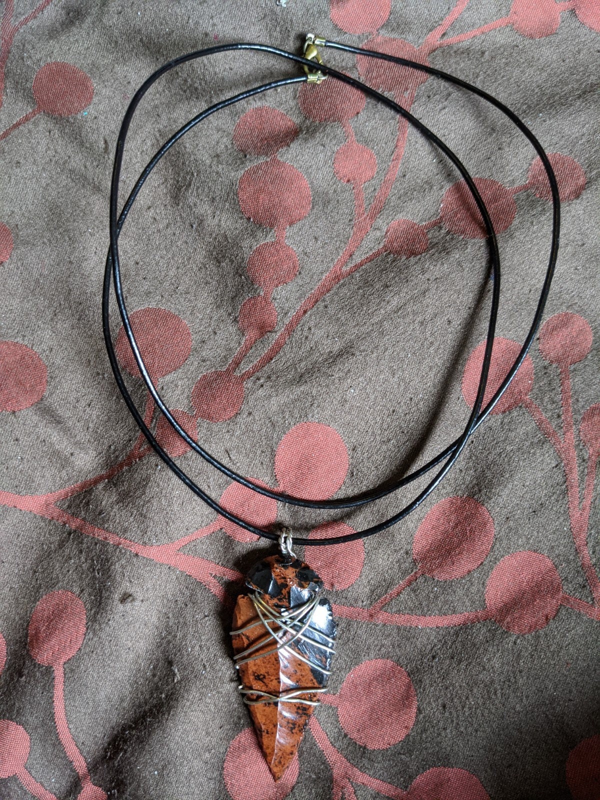 Wire Wrapped Arrowhead Pendant Necklace - Etsy