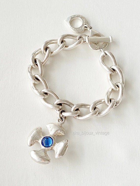 Vintage Bracelet Yves Saint Laurent Maltese Cross