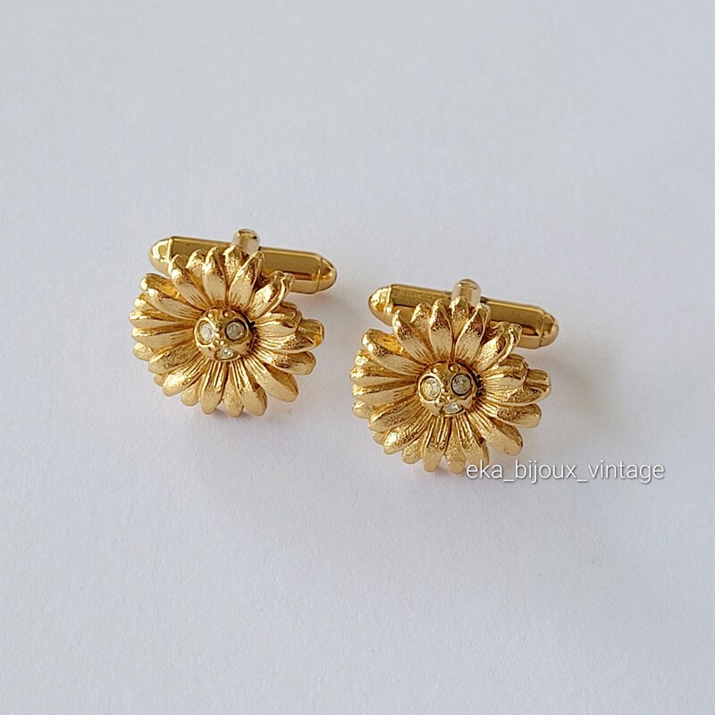 Flower Cufflinks - Etsy UK