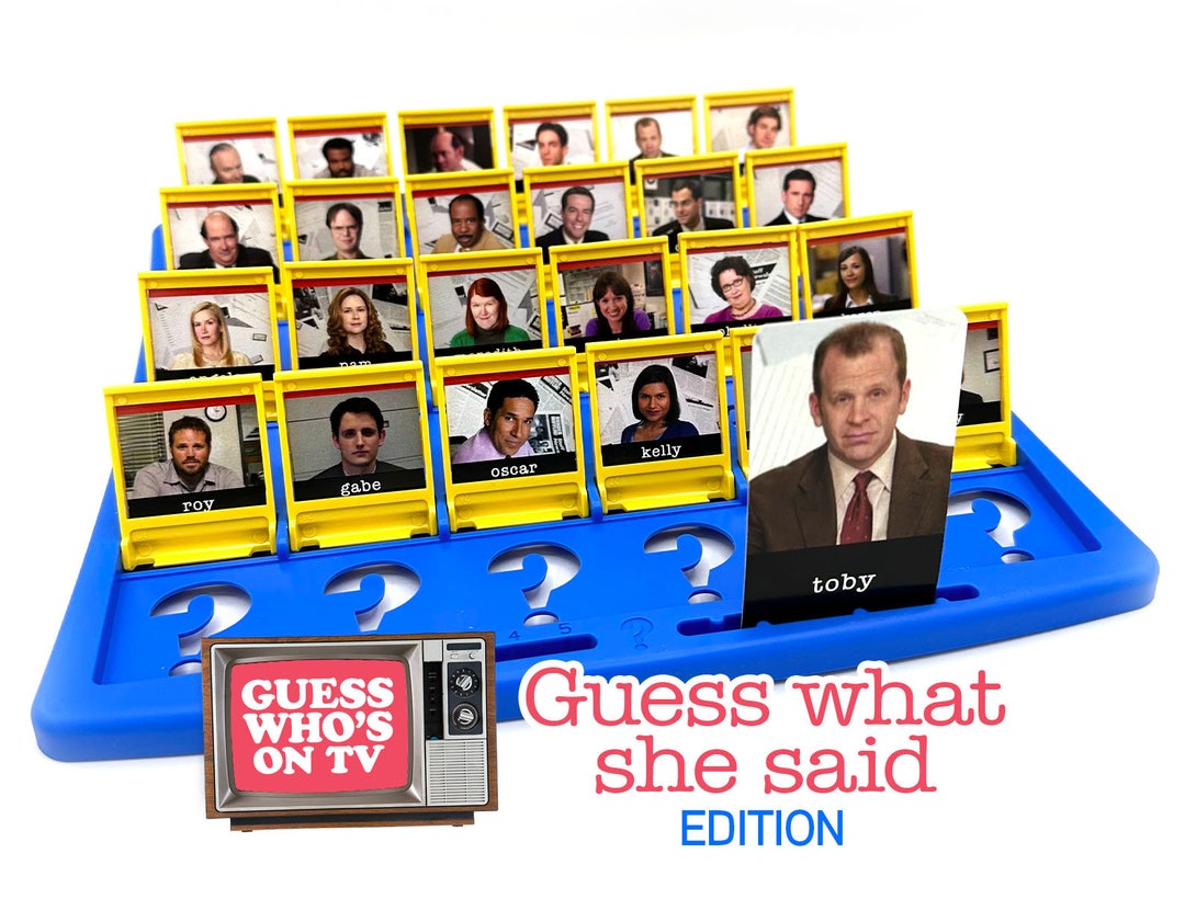 Guess Who "guess What She Said?" Edition - Game Night - Board Game - Etsy