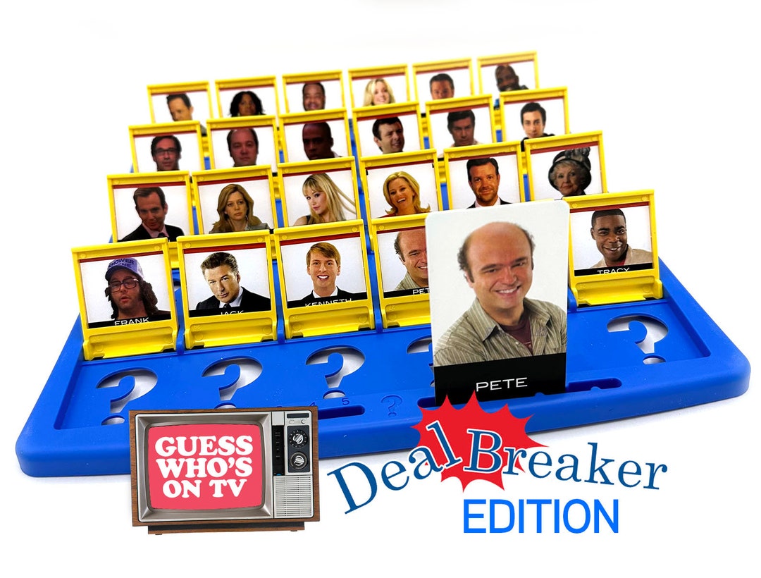 Guess Who "dealbreaker" Edition - Game Night - Board Game - Etsy