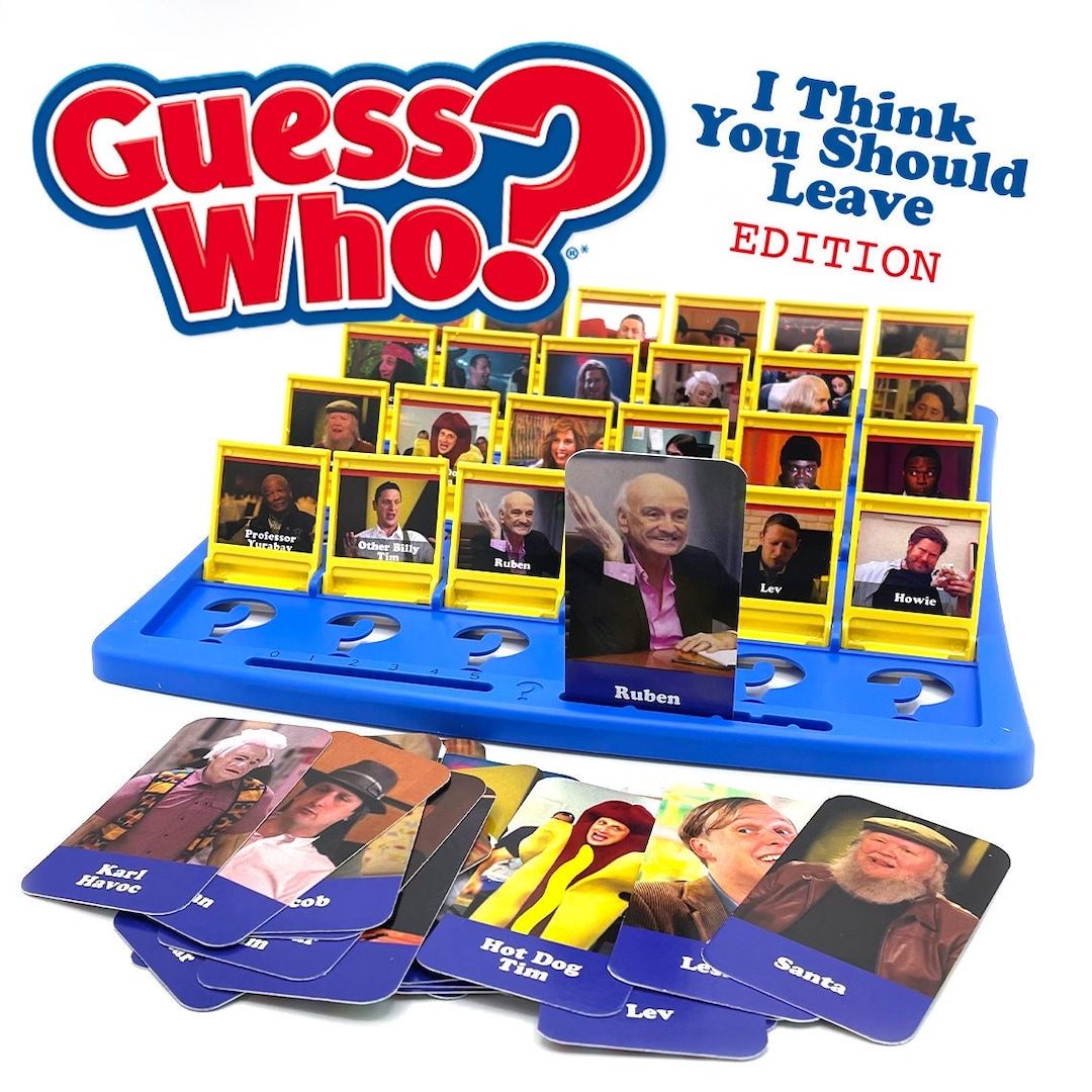 Guess Who i Think You Should Guess Game Night - Etsy