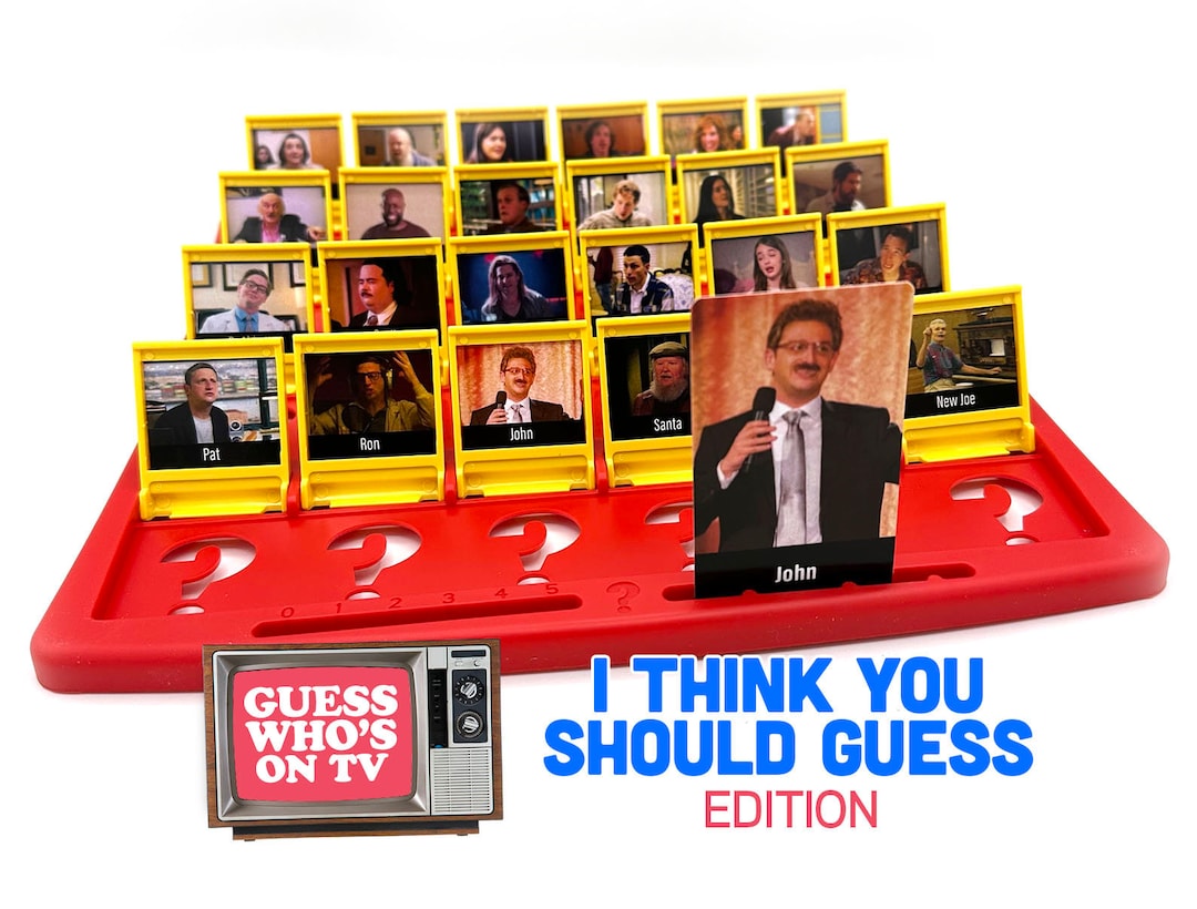Guess Who "i Think You Should Guess" - Game Night - Board Game - ITYSL ...