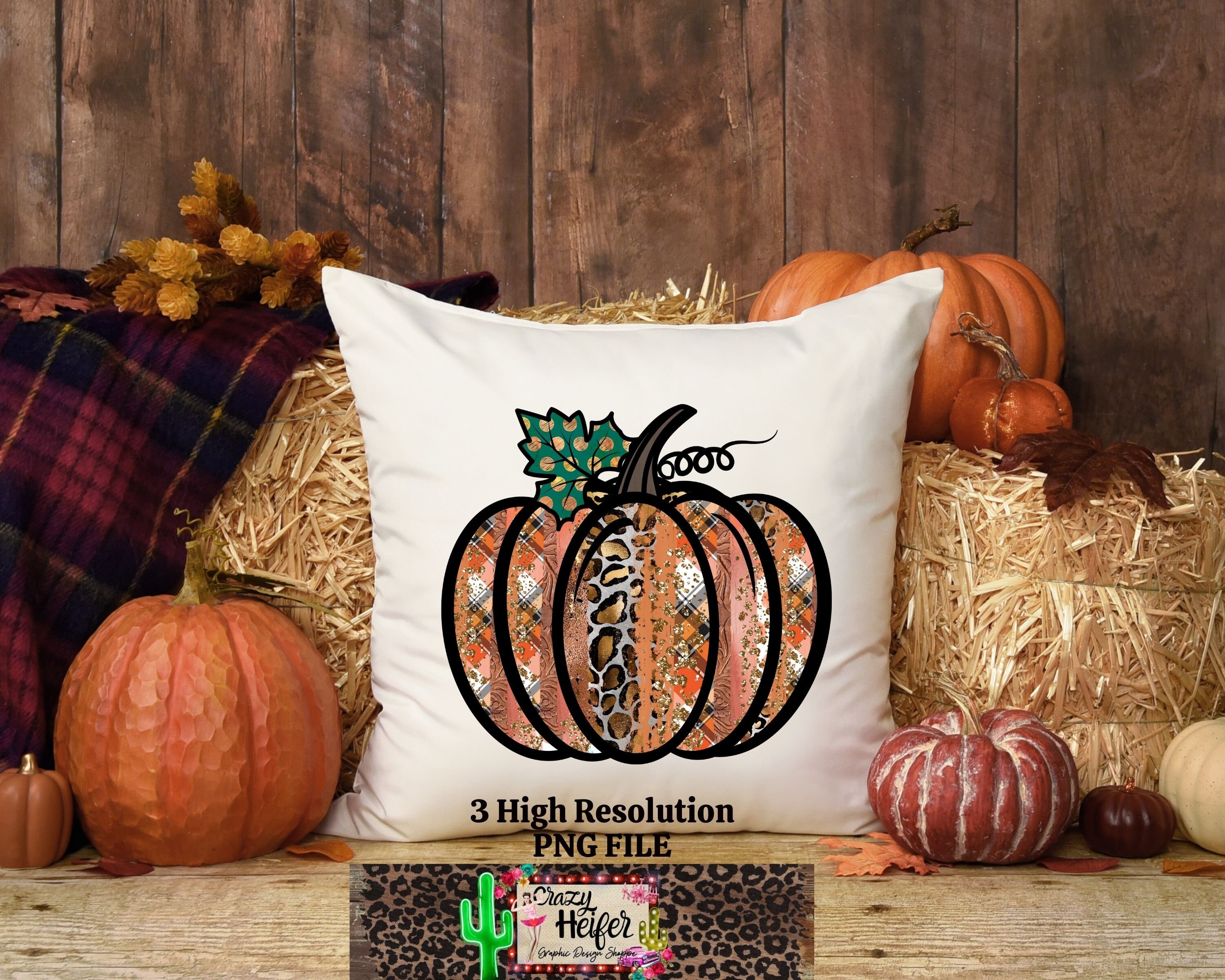 Pumpkin Southwestern Aztec Ethnic Rustic Pumpkin Dye Sublimation Design ...