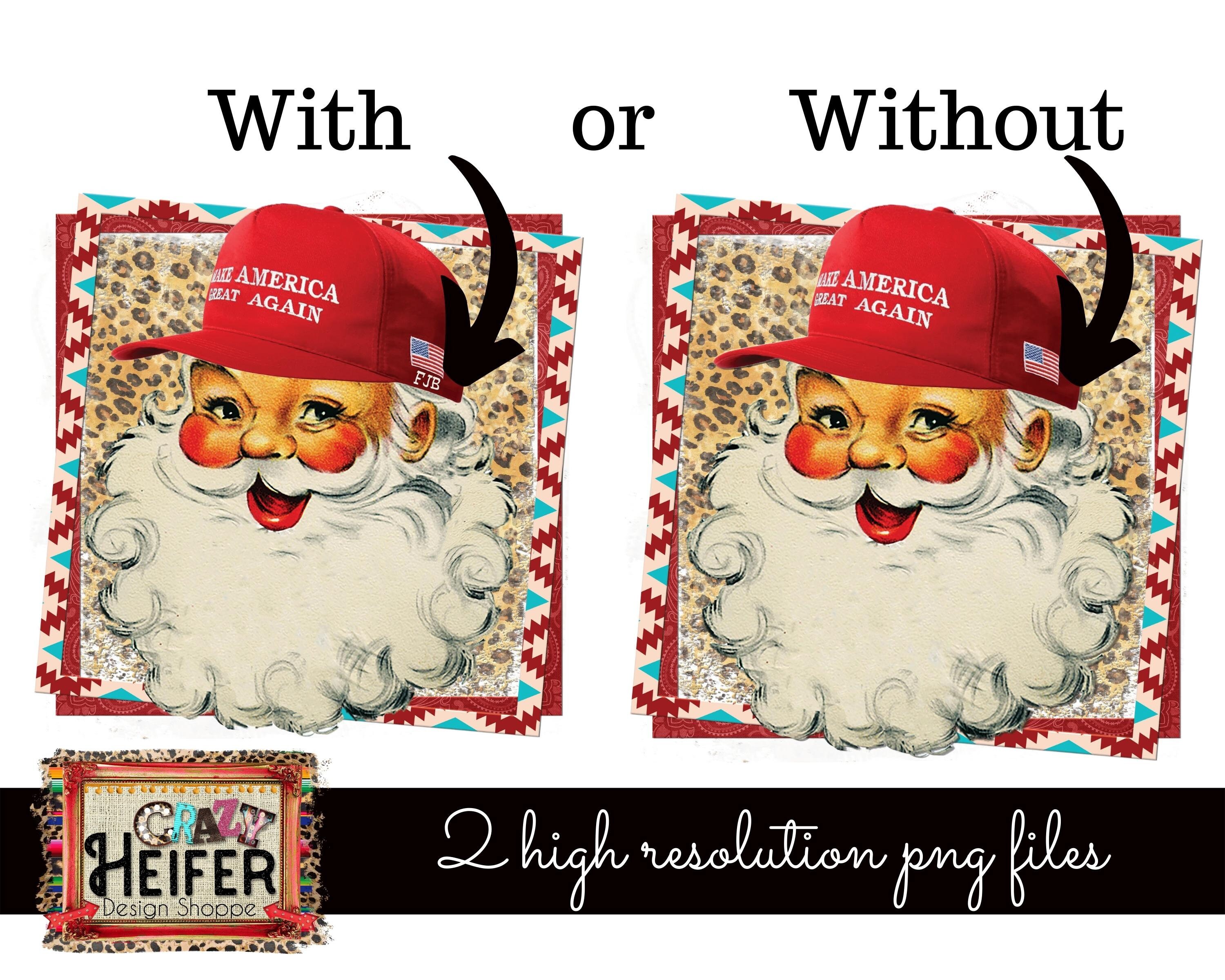 MAGA Santa Claus Make America Great Again Original Vintage Christmas ...