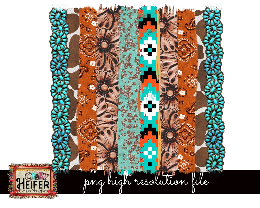 Western Brush Stroke Background Dye Sublimation Design Digital Download ...