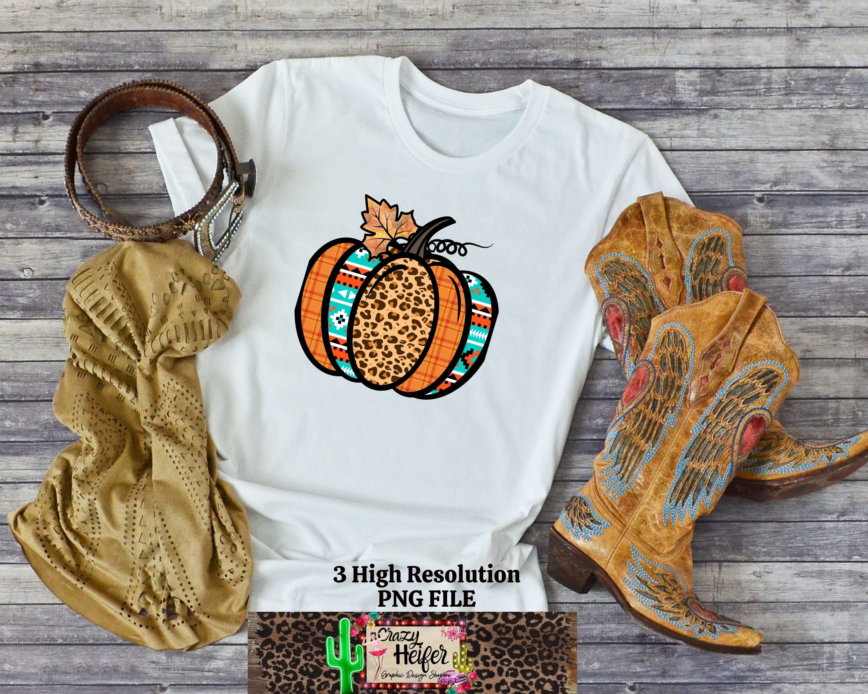Pumpkin Southwestern Aztec Ethnic Rustic Pumpkin Dye Sublimation Design ...