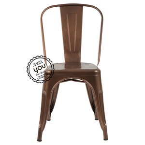Chair Metal Chair Outdoor Bronze Color Metal Chair Cafe Chair Outdoor ...