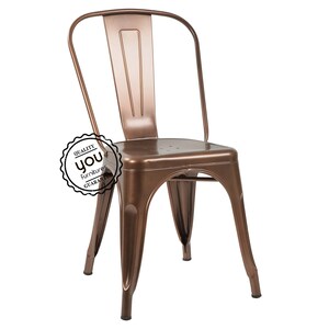 Chair Metal Chair Outdoor Bronze Color Metal Chair Cafe Chair Outdoor ...