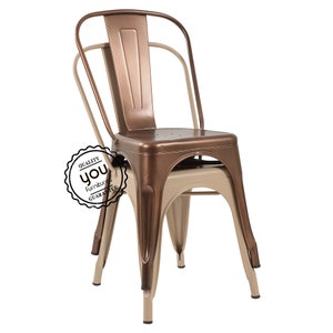 Chair Metal Chair Outdoor Bronze Color Metal Chair Cafe Chair Outdoor ...