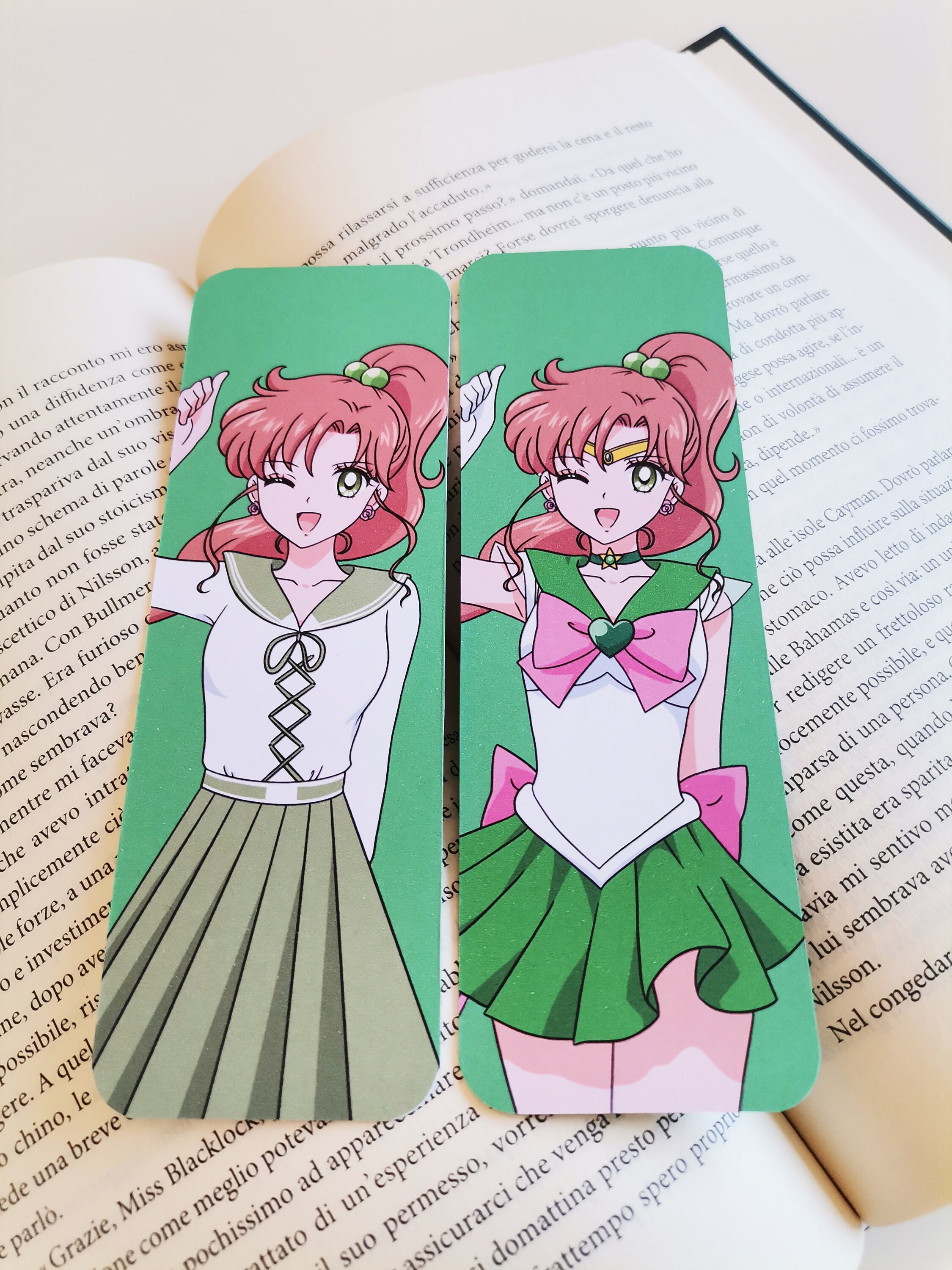 Sailor Moon Bookmark Sailor Jupiter Kino Makoto - Etsy
