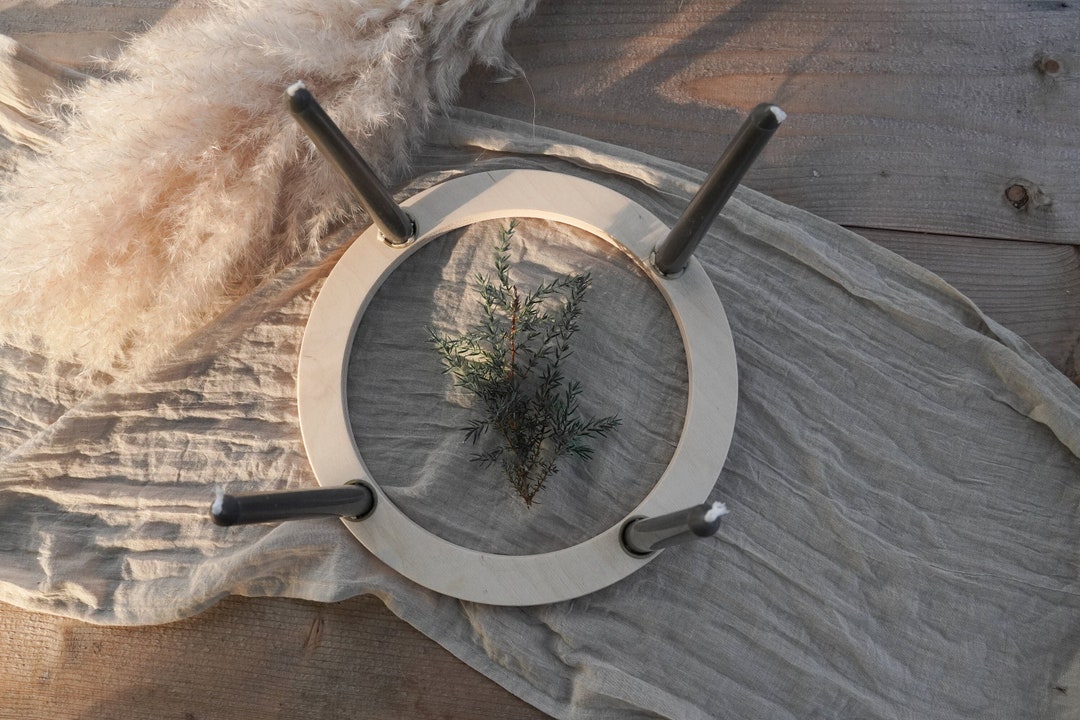 Advent Wreath I Wooden Wreath I Advent Ring I Wooden Advent Wreath I ...