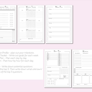 All in One Dissertation Planner, Dissertation Planner, Thesis Planner ...