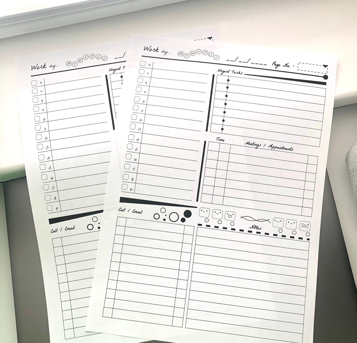 Work From Home Planner, Wfh, Planner Organizer, Meeting Organizer, Work ...