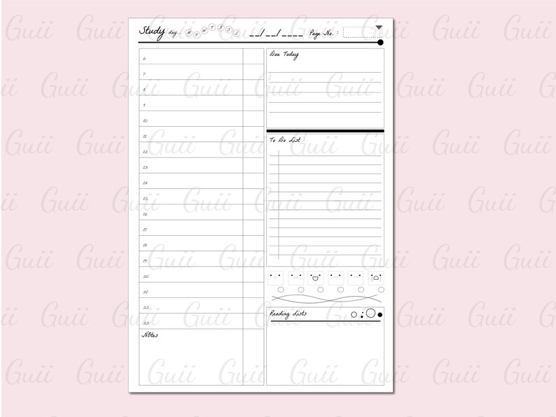 Student Daily Planner Sheet, Student Organizer, Student Printable, Hd ...