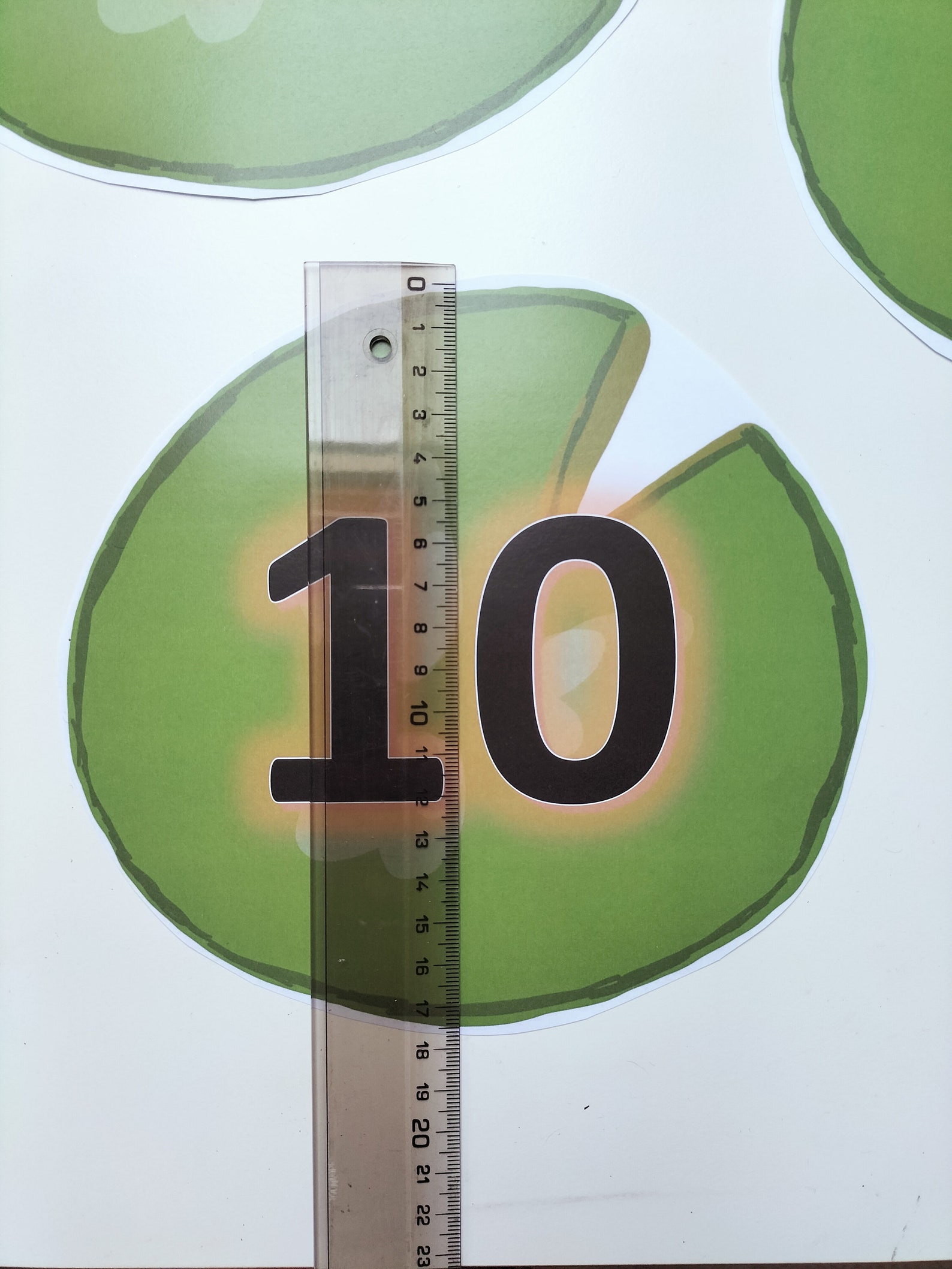 Lily Pad Number String for Classrooms, Nursery, Children's Bedrooms ...