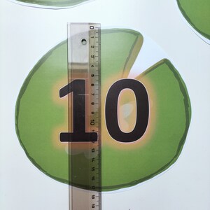Lily Pad Number String for Classrooms, Nursery, Children's Bedrooms ...