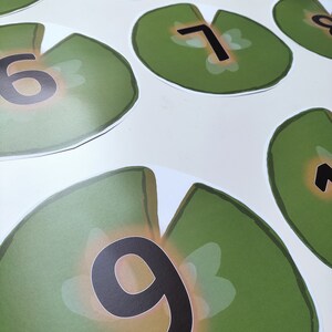 Lily Pad Number String for Classrooms, Nursery, Children's Bedrooms ...