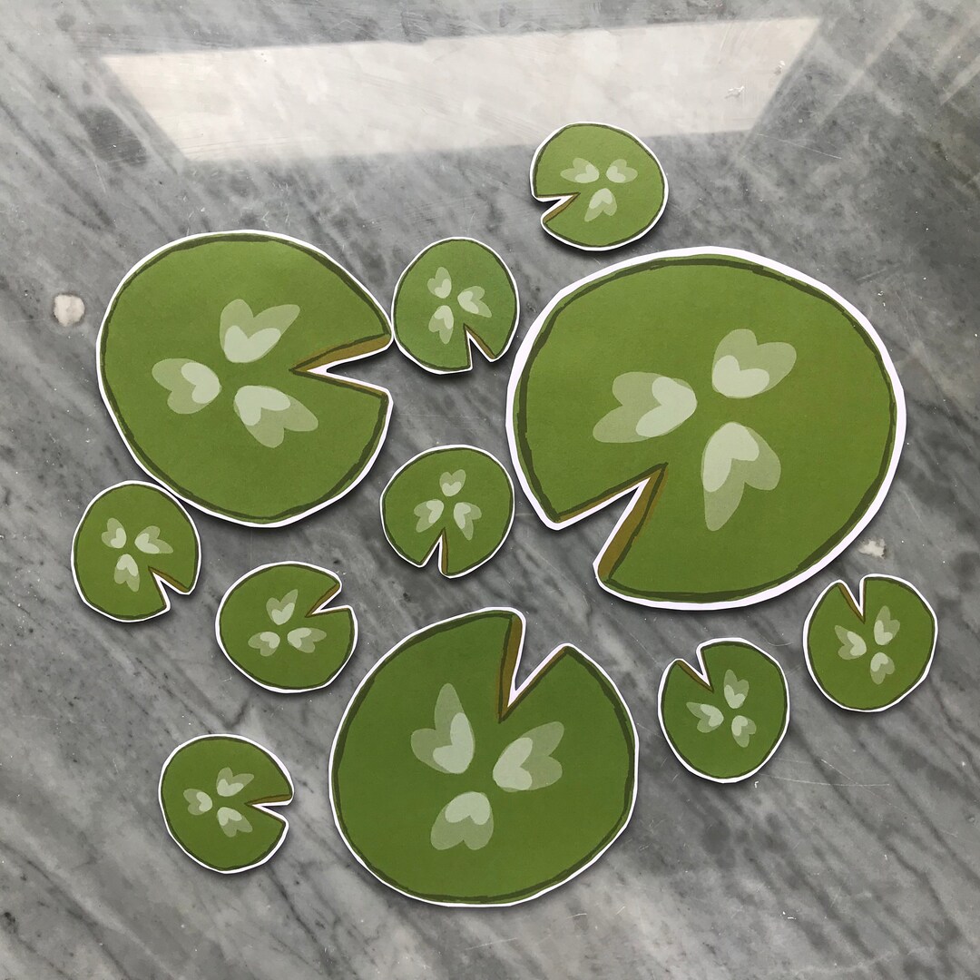 12 Lily Pads in 4 Different Sizes, for Parties, School, Decoration ...