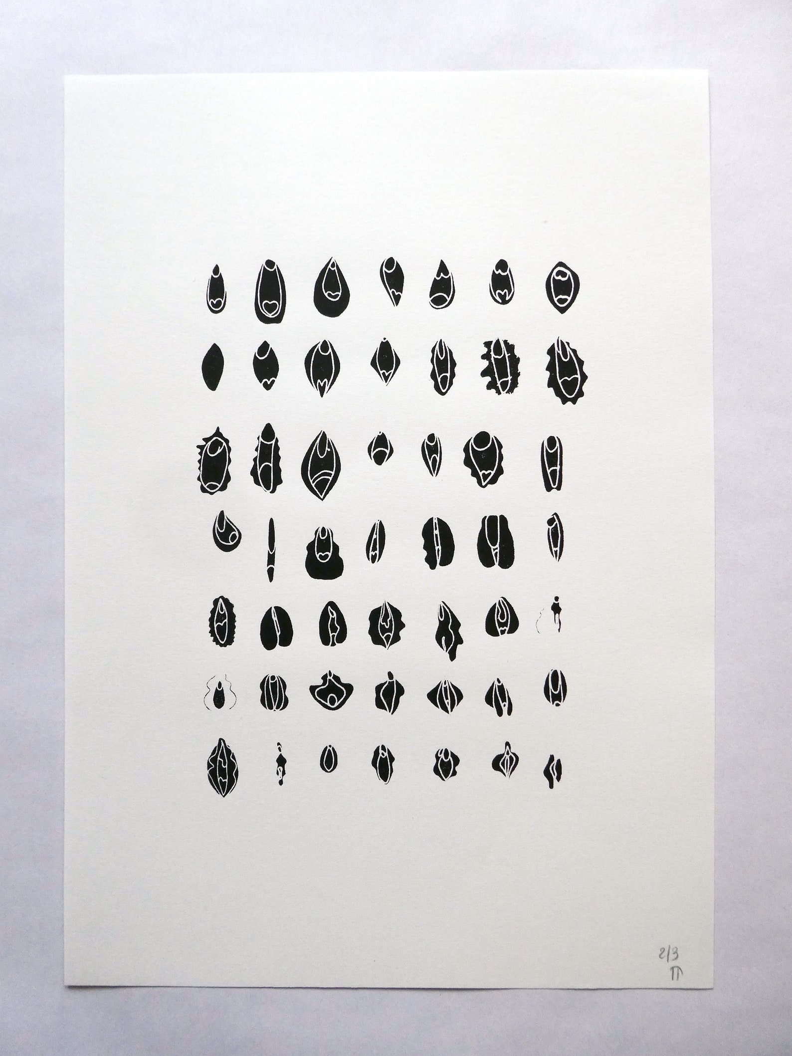 Vulvar Vulva Poster Wall Decoration Vulvas Feminist Art Feminist Poster ...