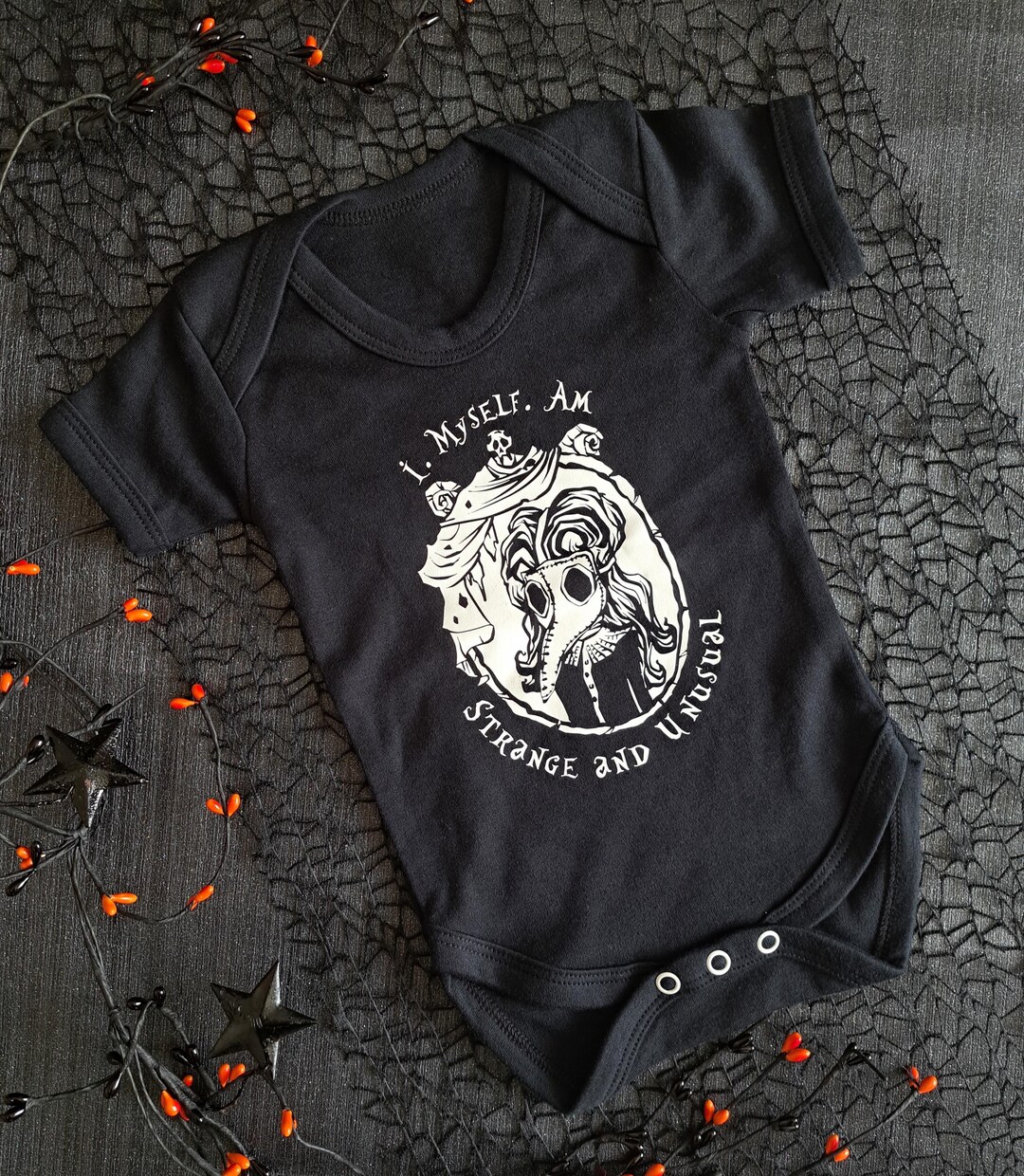 Strange and Unusual Baby Grow – Gothic Baby Clothing – Alternative ...