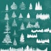 Christmas Procreate Brushes - Stamps Procreate Tree, Snow Brushes ...