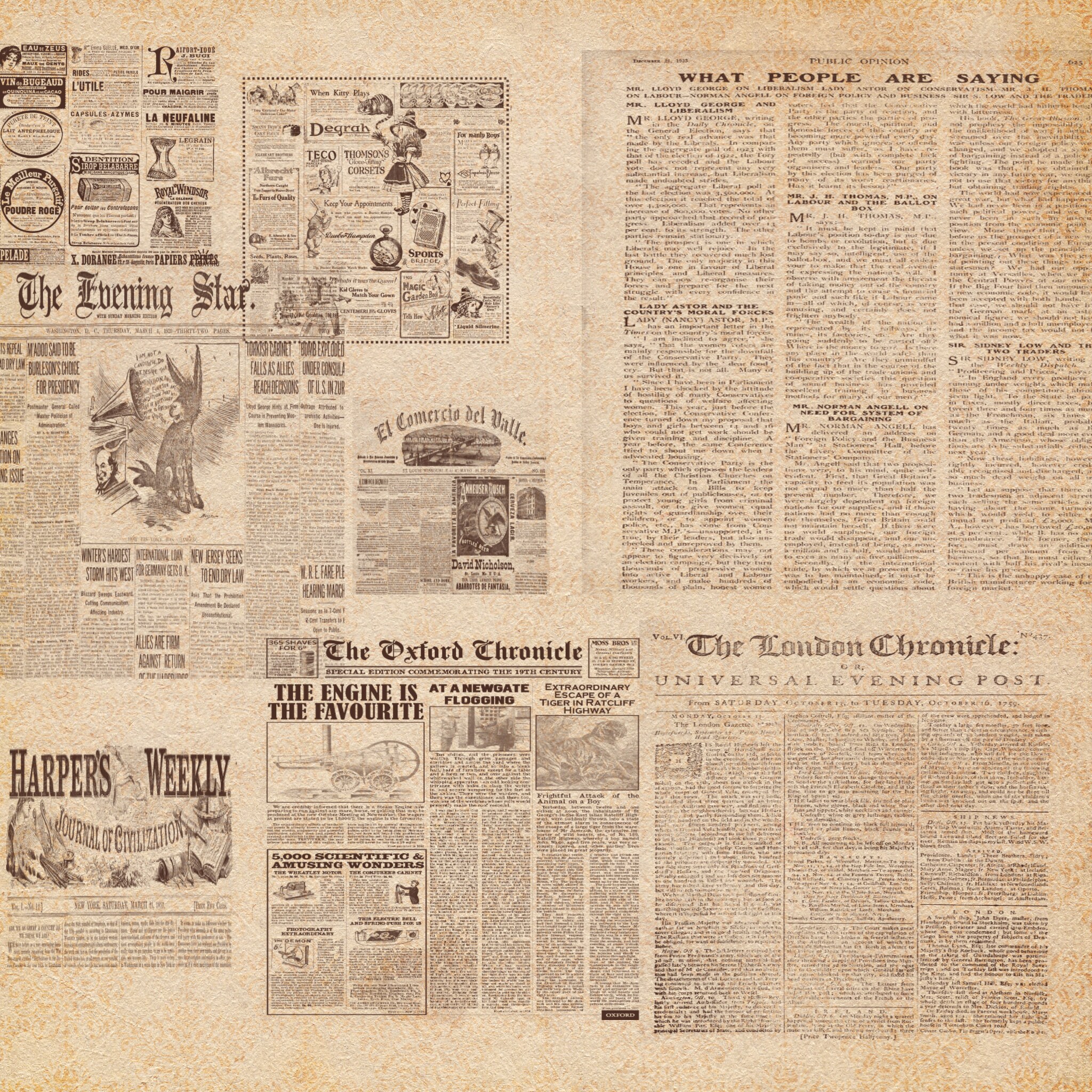 Procreate Old Newspapers Brushes Stamps Newspapers Procreate - Etsy